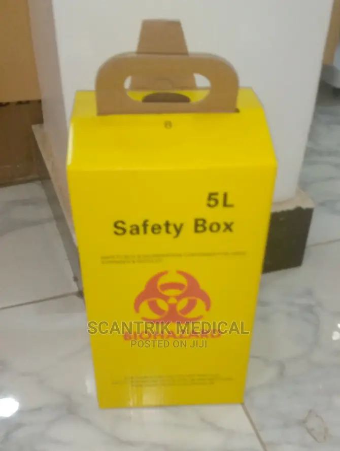 5L Paper Safety Box Syringes and Needles in Yaba - Medical Equipment ...