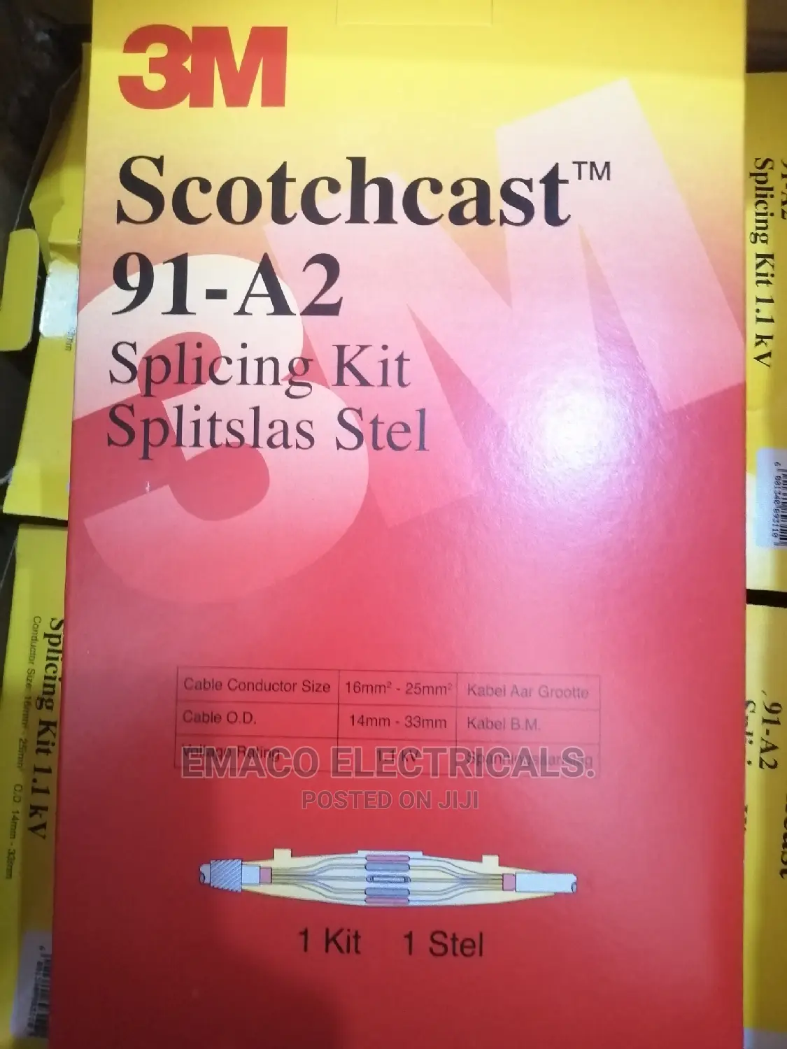 3m Jointing Scotchcast Splicing Kit for Cables for sale - Emaco ...