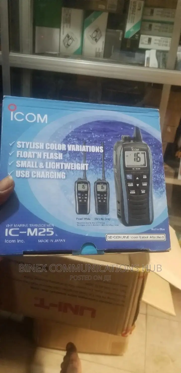 Icom M25 VHF Marine Radio in Ikeja - Audio & Music Equipment, Benard ...