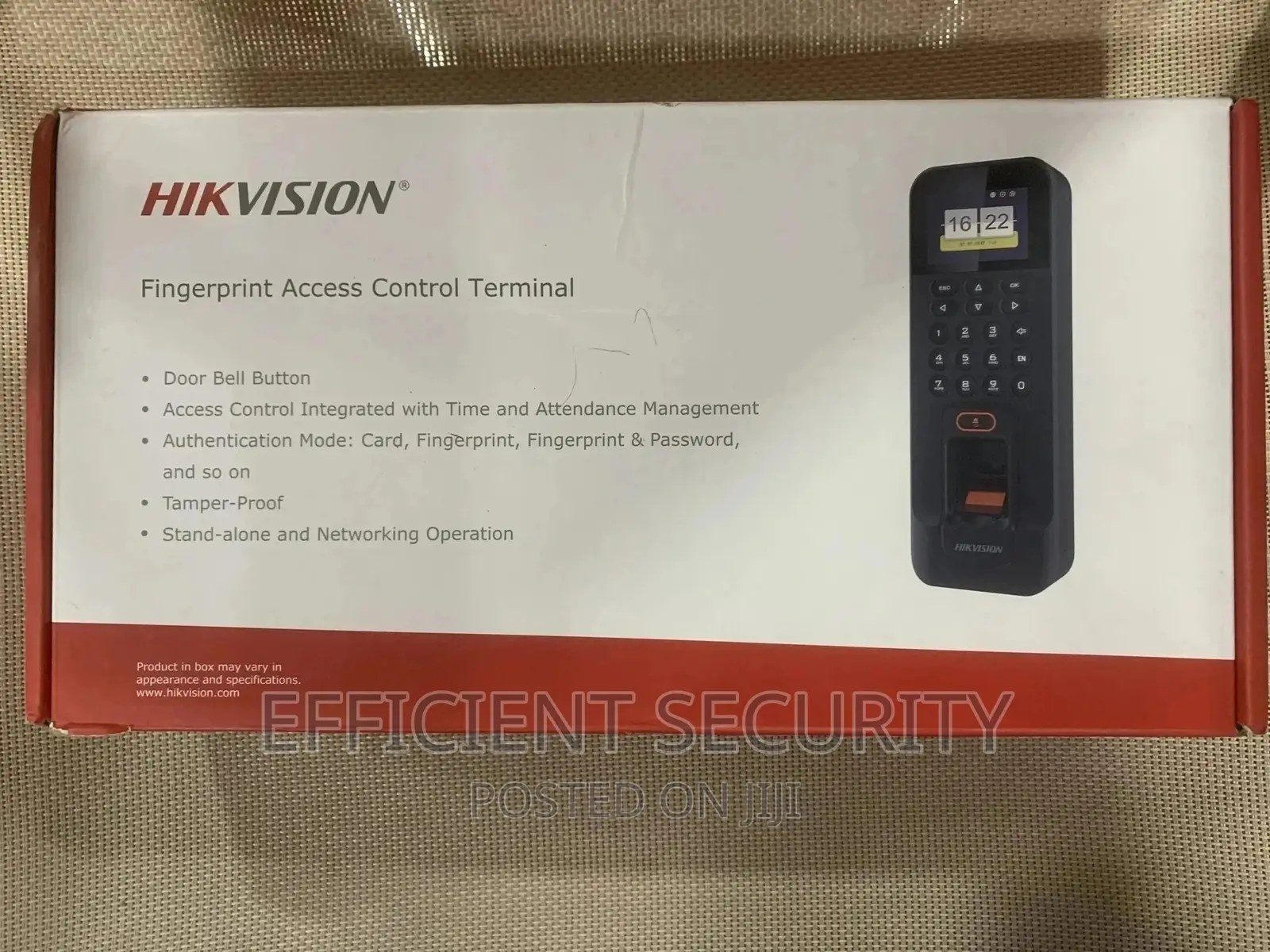 Hikvision Fingerprint Access Control Terminal in Ikeja - Safety ...