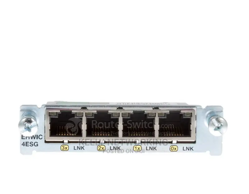 EHWIC-4ESG Four Port Ethernet Switch Interface Card in Ikeja ...