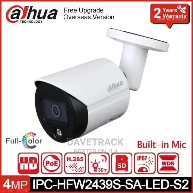 Dahua 4mp Bullet IP Camera Full Color Day and Night Camera in Ikeja ...