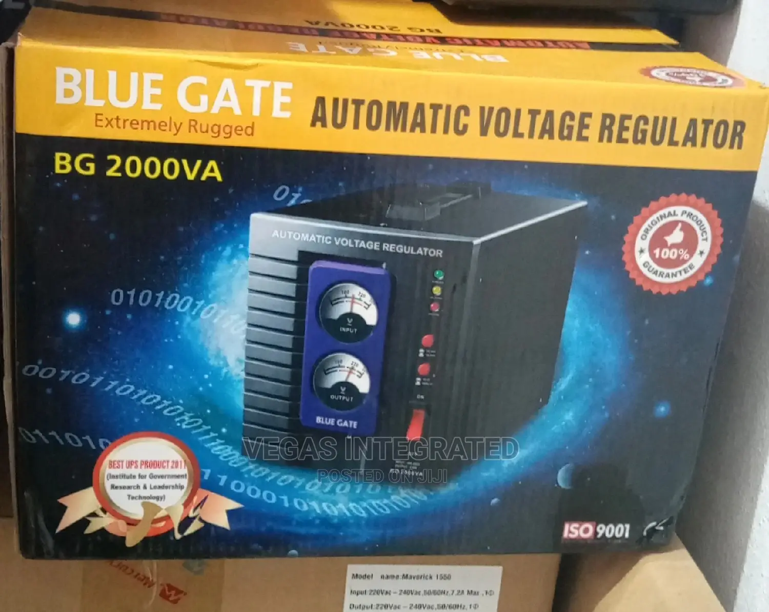 Blue Gate 2KVA Automatic Voltage Regulator BG 2000VA Stab in Ikeja ...
