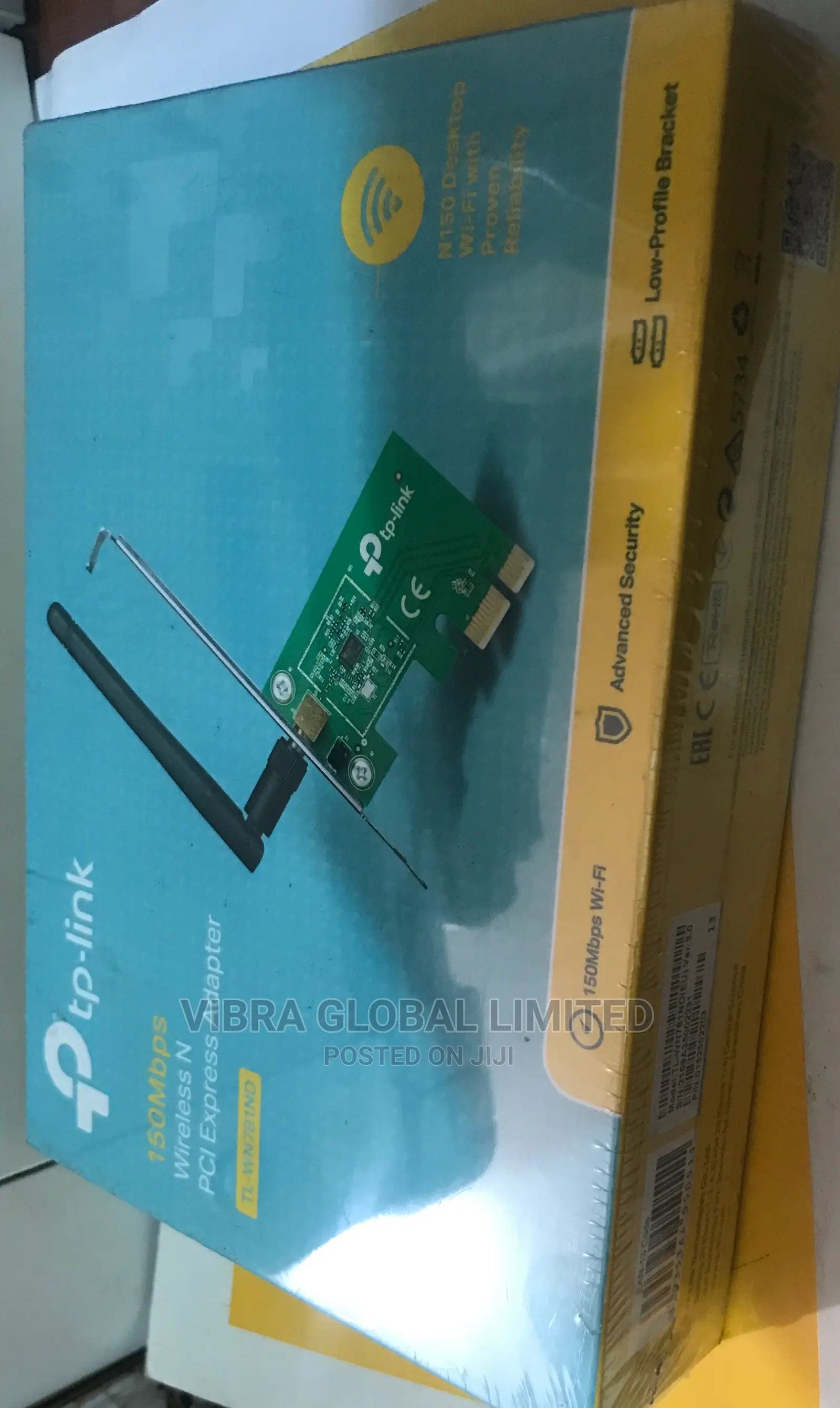 Tp-Link 150mbps Wireless N PCI Express Adapter TL-WN781ND in Ikeja ...