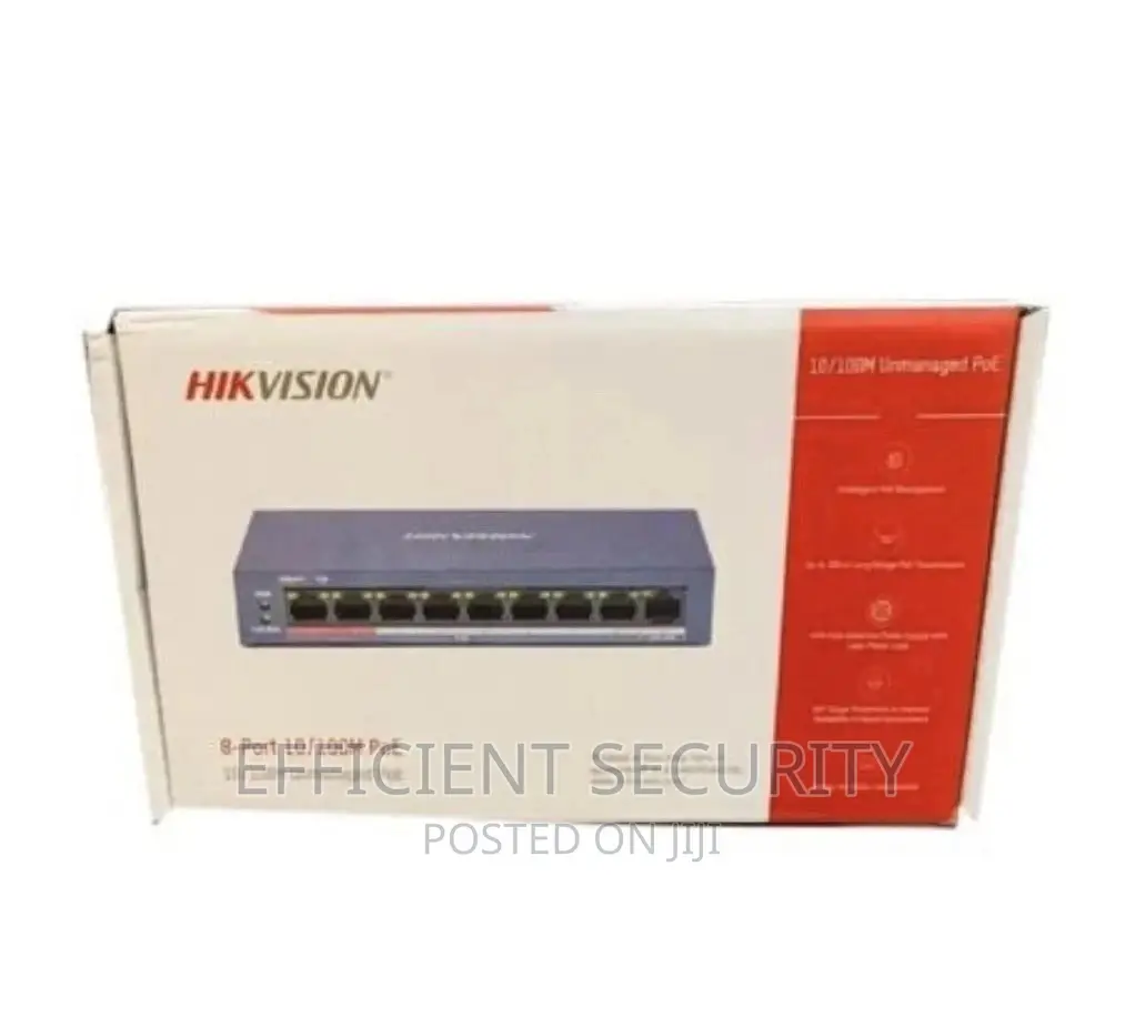 Hikvision 8 Port Fast Ethernet Poe Switch in Ikeja - Networking ...