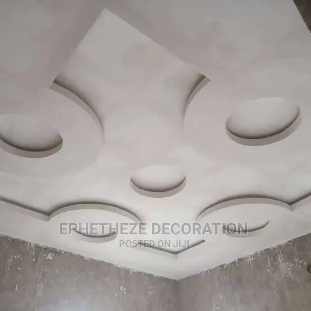 Nigerian Houses Designs Ceiling P. O. P/ FALSE CEILING INSTALLATION IN