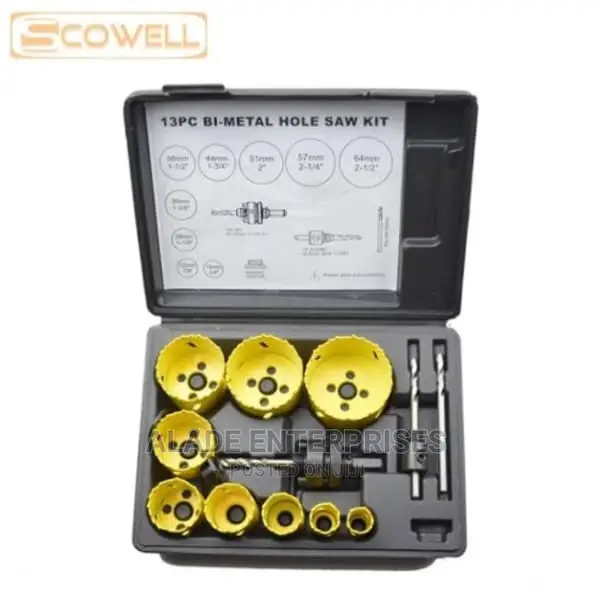 13pcs Hss Bi-metal Hole Saw Cutter Kit 19mm To 64mm for sale - ALADE ...