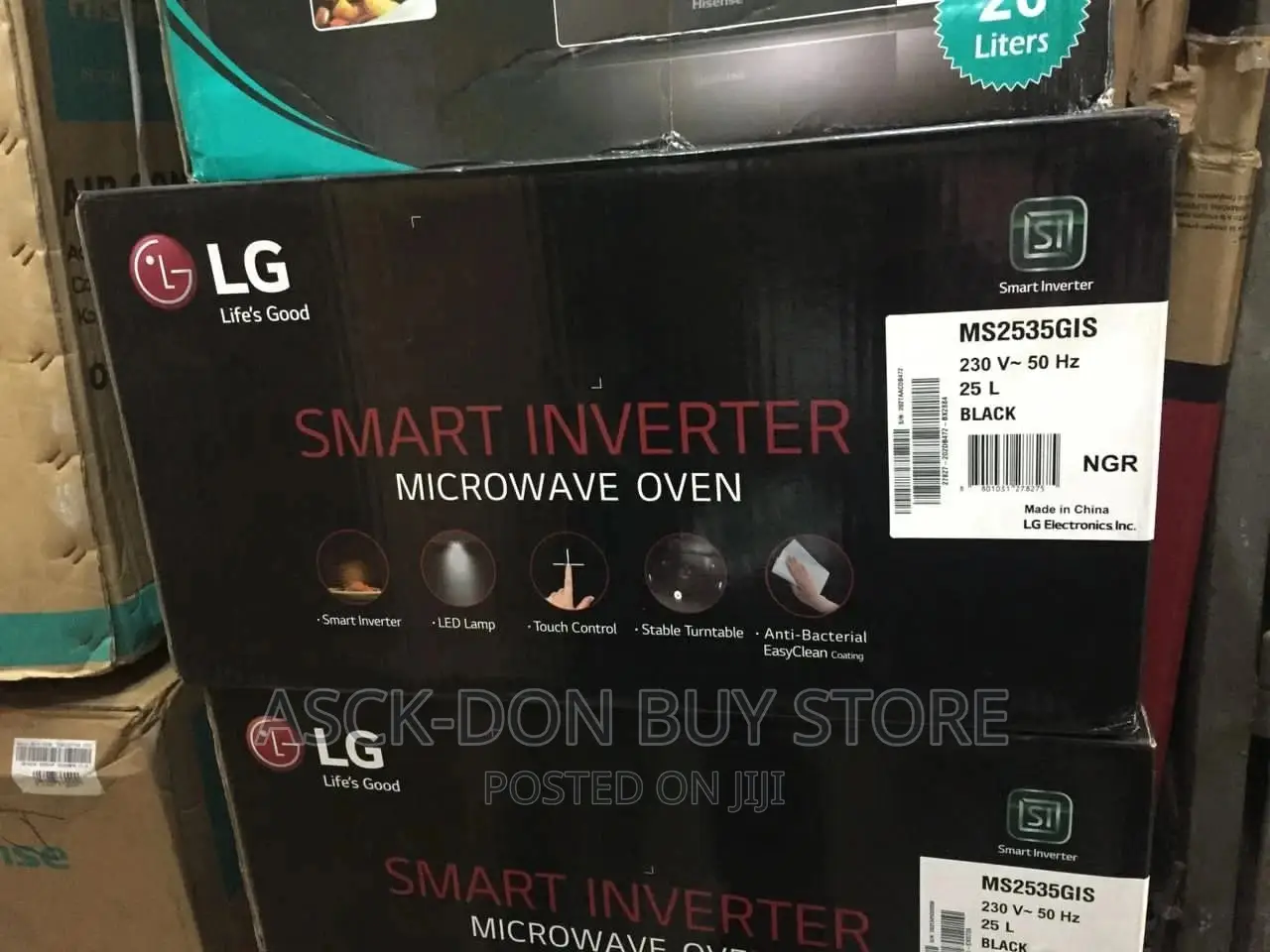 LG 25liters Inverter Microwave, Finger Touch in Ojo - Kitchen ...