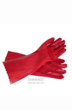 Red Rubber Hand Gloves 12 Pairs in Lagos Island (Eko) - Safety ...