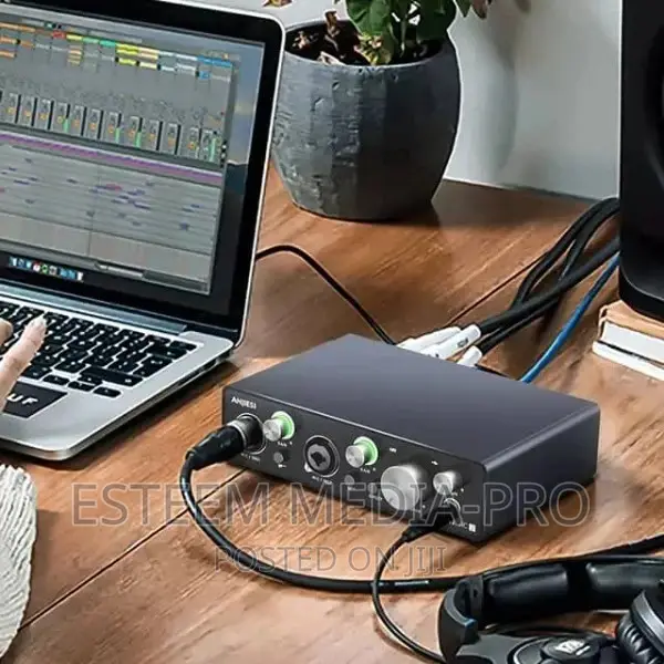 Portable 2 Input Sound Card for sale - ESTEEM MEDIA-PRO Price: ₦ ...