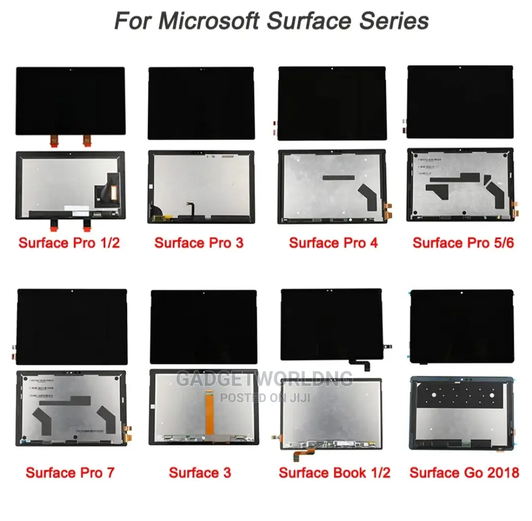 Microsoft Surface Pro 2 3 4 5 6 7 8 Screen Repair Service in Ikeja ...