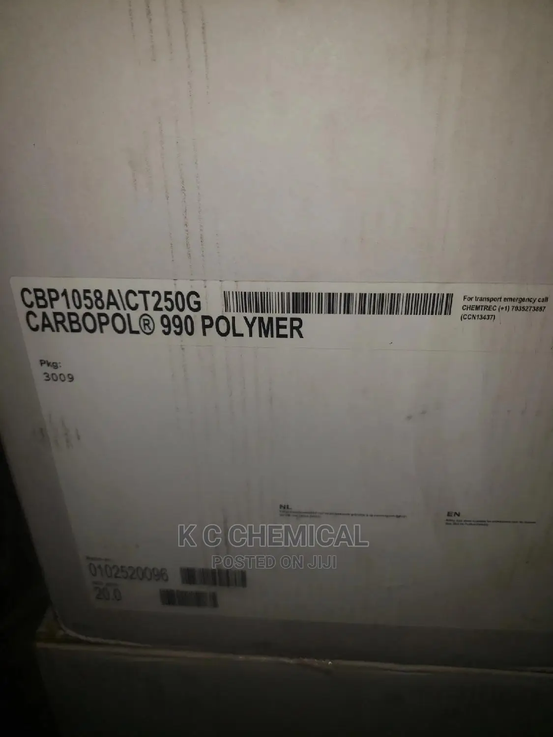 CARBOPOL 990 for sale - K C CHEMICAL INDUSTRIES Price: Contact for ...