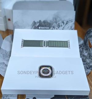 Apple Watch Ultra Titanium Case With Green Alpine Loop in Ikeja - Smart ...