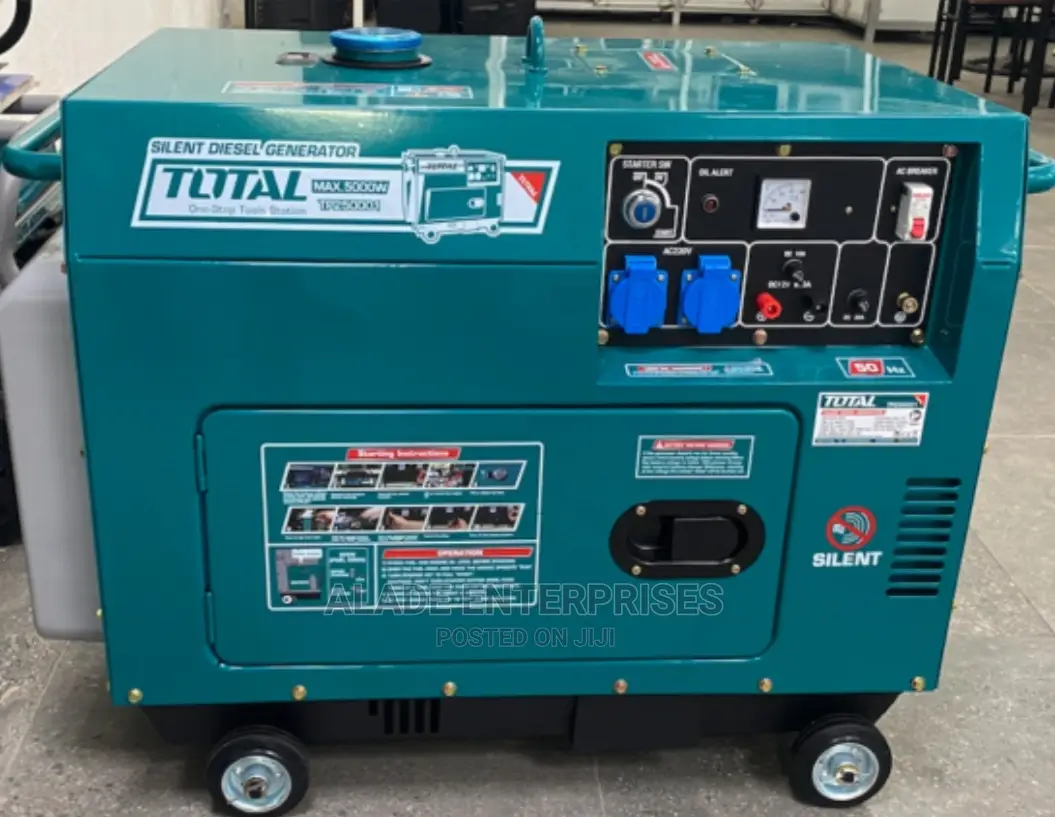Total Silent Diesel Generator 5KVA Single Phase in Lagos Island (Eko ...