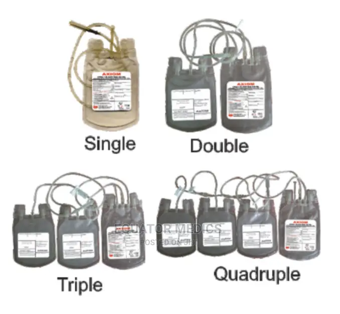Blood Bag X 450ml X 1pc Double Axiom in Ikeja - Medical Equipment ...