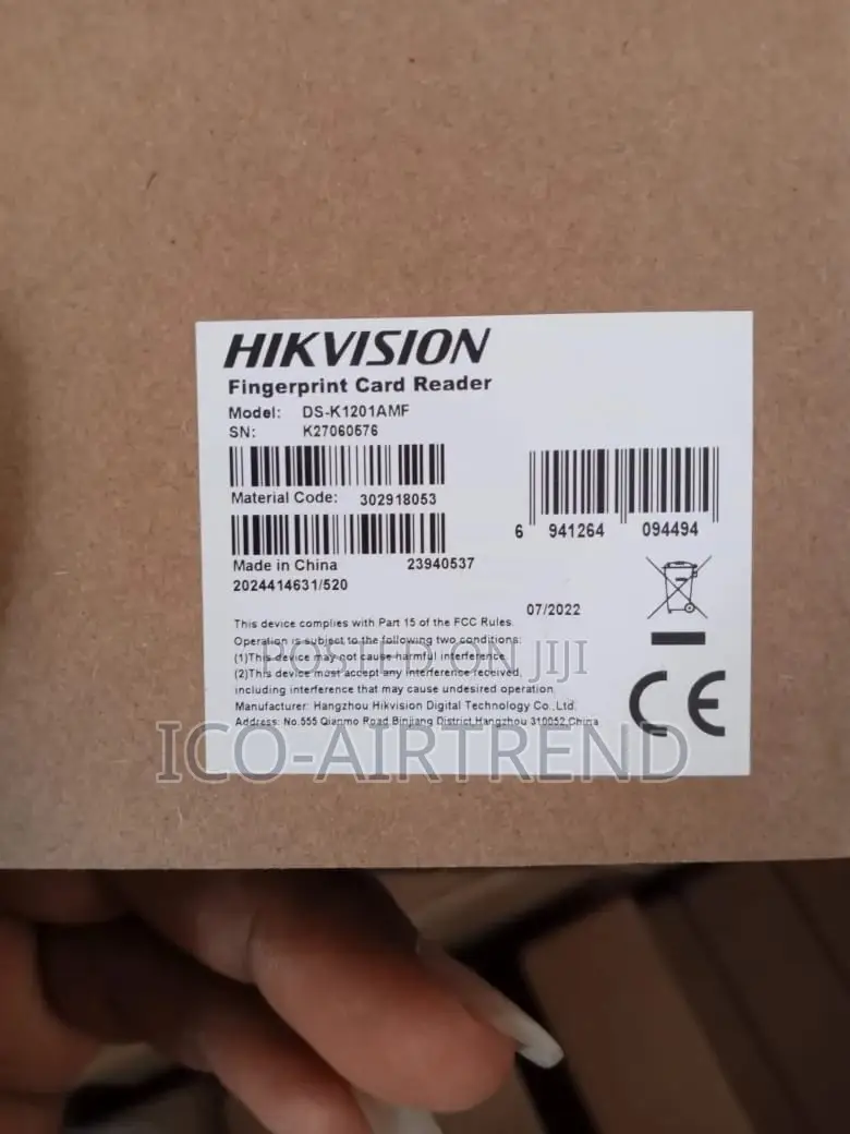 Fingerprint Reader + RFID Ds-k1201ef Hikvision in Ikeja - Safetywear ...