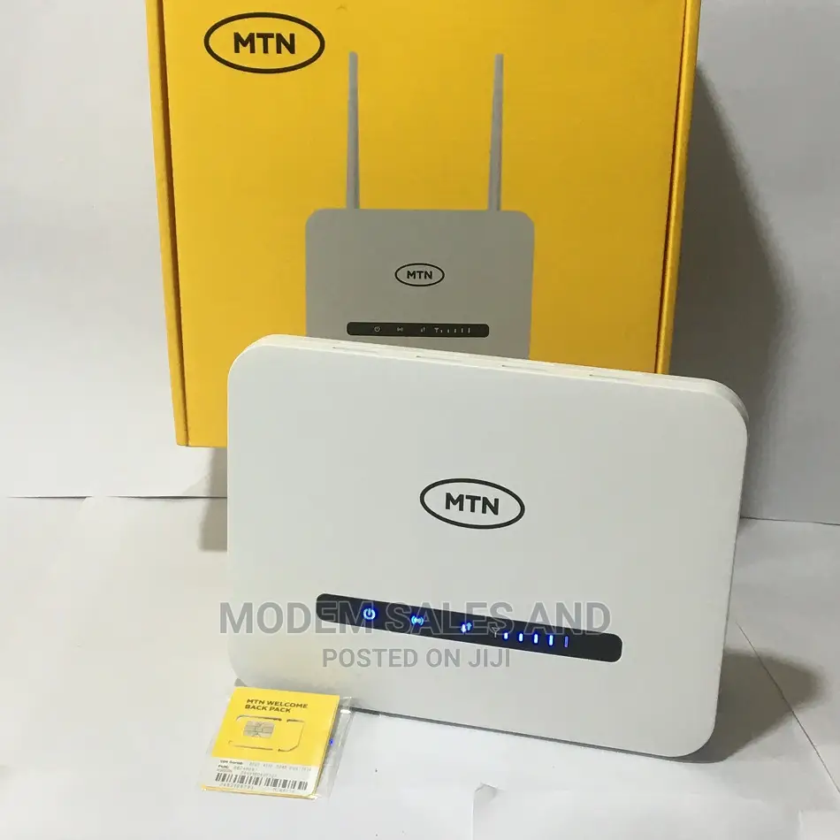 MTN Cat6 Unlocked 4g Router +50gb Bonus Data +Backup Battery in Ikeja ...