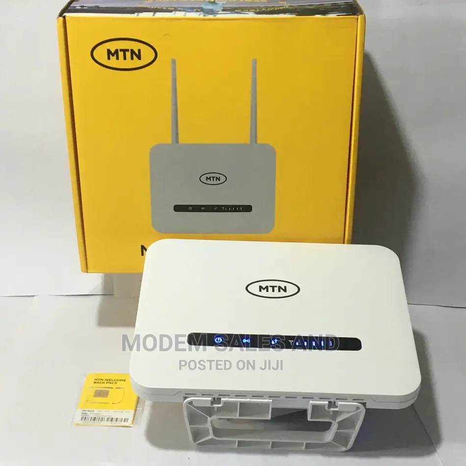 MTN Cat6 Unlocked 4g Router +50gb Bonus Data +Backup Battery in Ikeja ...