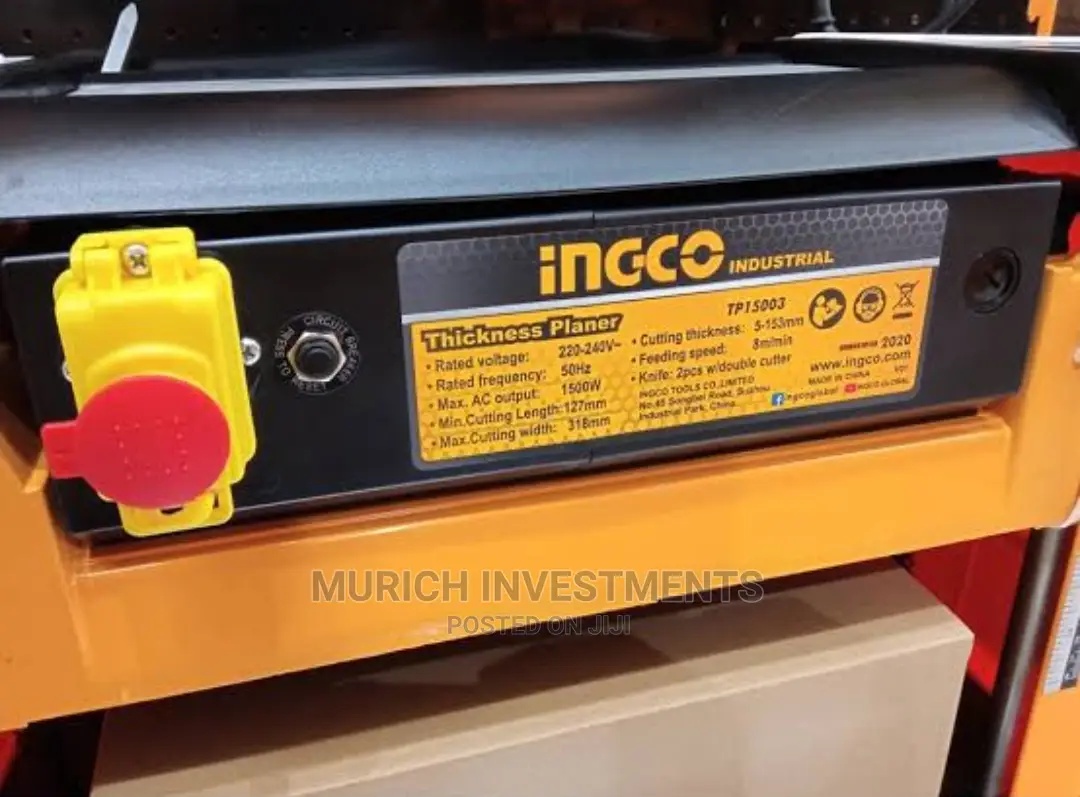 Ingco Tp15003 1500w Industrial Thickness Planer 5-153mm for sale ...