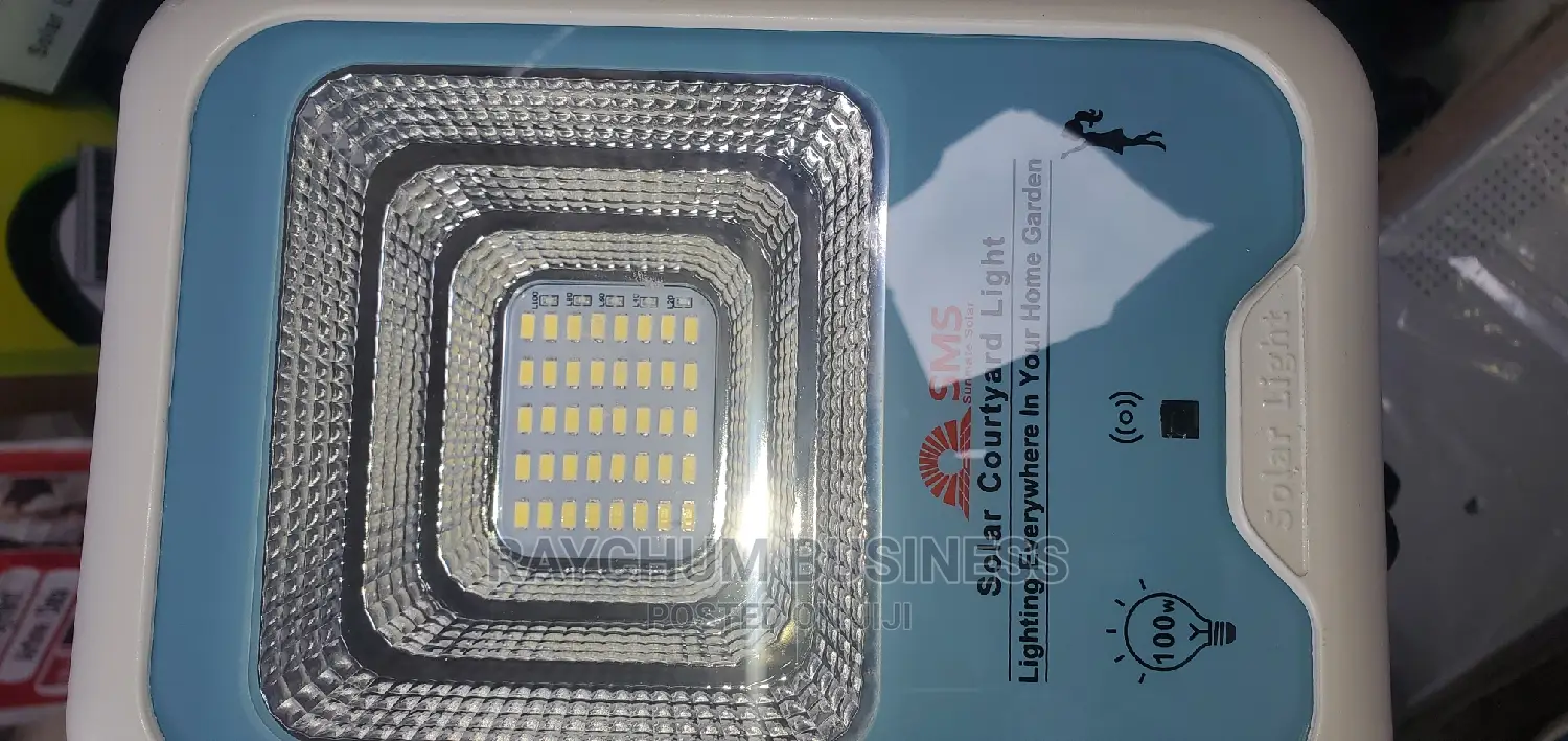 SMS Solar Flood Light 100w With Charging Panel in Ojo - Solar Energy ...