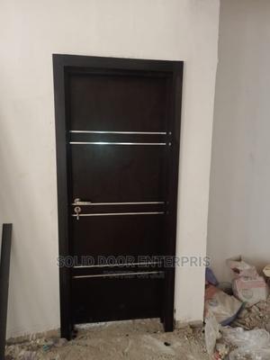 Solid HDF Frame With Chrome Design Available for Sale in Mushin - Doors ...
