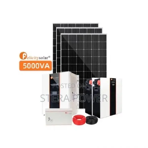 5kw 48V Off Grid Solar Pv System Electric Renewable Energy K in Central ...