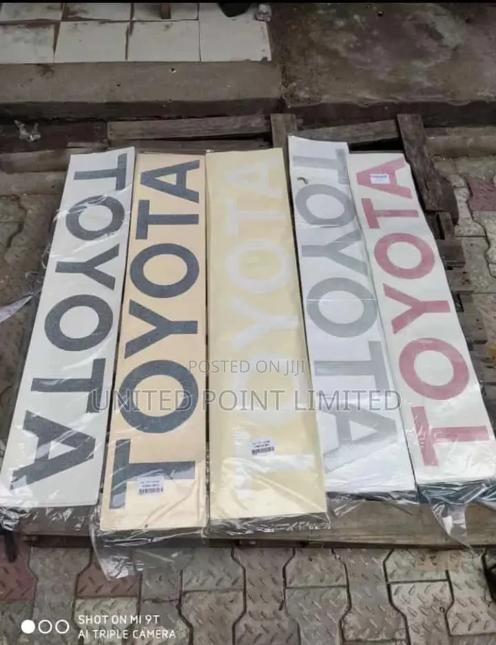 Toyota Back Sticker for sale - United Point Limited Price: ₦ 6,000 on ...