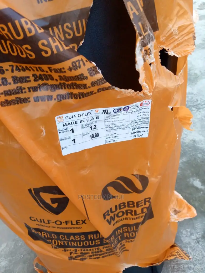 Gulf O Flex 25mm, 1.2m X 10m Armarflex Roll in Ojo - Building Materials ...