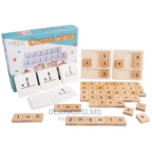 Kids Wooden Counting Plates in Apapa - Toys, Olah Kidslmd | Jiji.ng