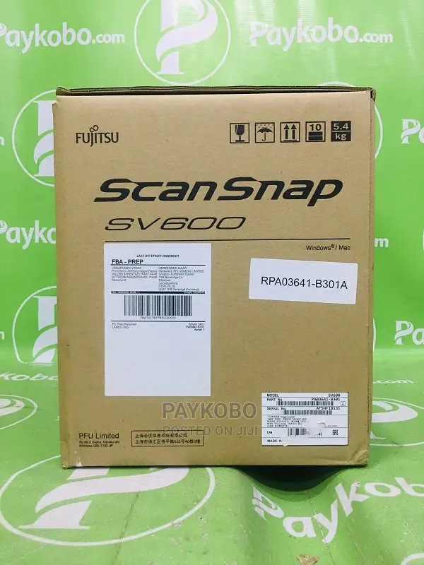 Fujitsu Scansnap Sv600 Overhead Book and Document Scanner in Ikeja ...