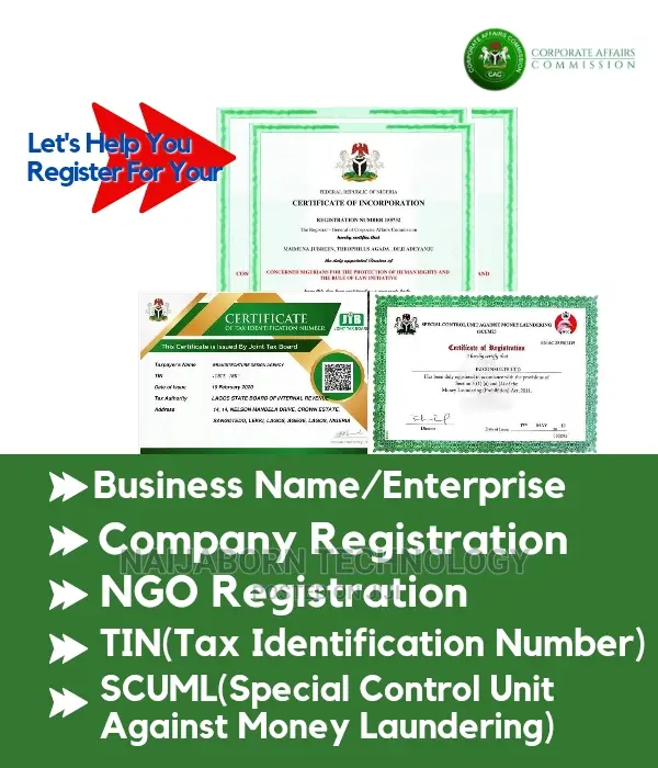 Cac Post/ Pre Incorporation for sale - Naijaborn Technology Price ...