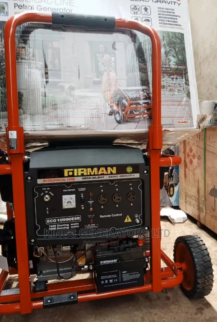 Sumec Firman 7.5kva Key Starting Gasoline Generator. in Ajah ...