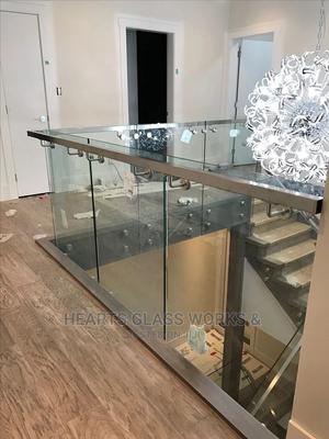 12mm Tempered Glass Railings Balustrade (MODERN) in Ajah - Building ...