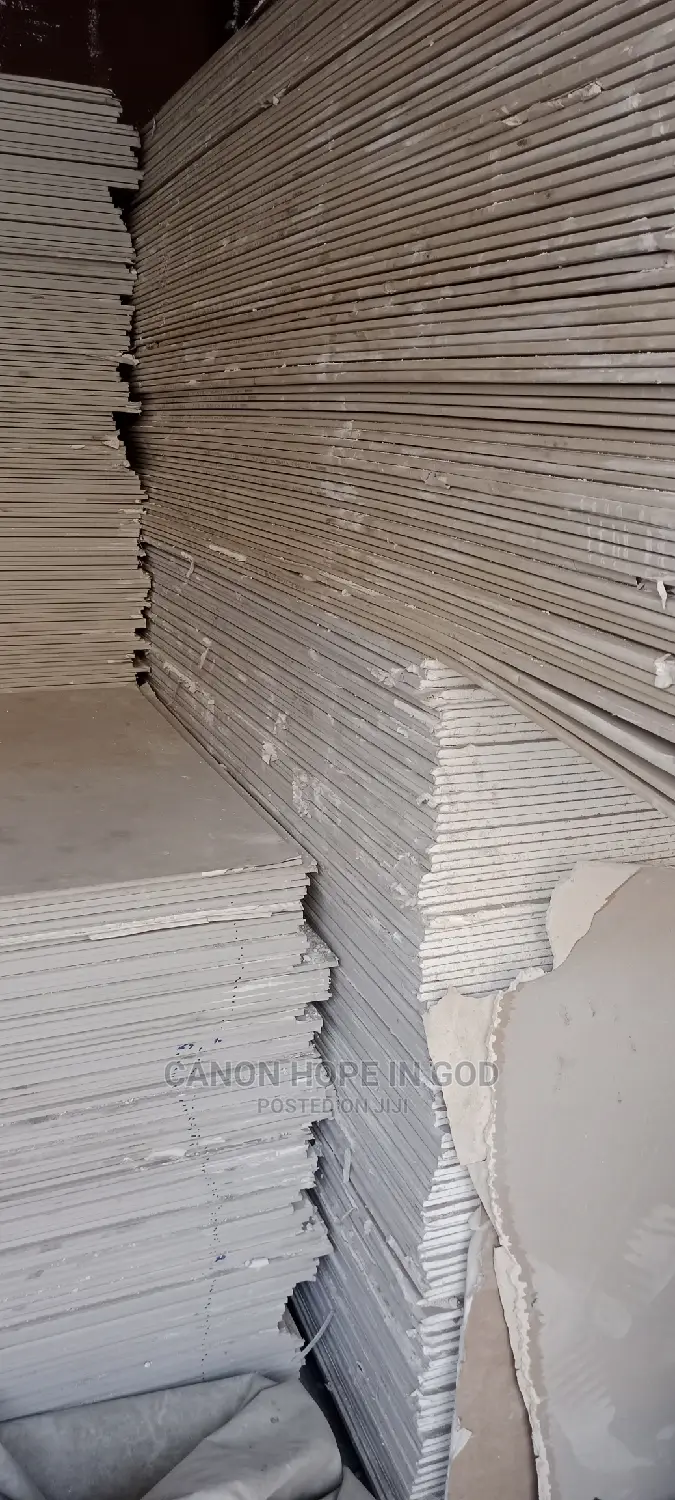 Gypsum Board 12mm/3m in Yaba - Building Materials, Chukwuka Canon | Jiji.ng