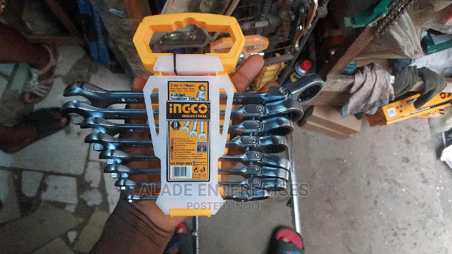 INGCO 8pcs Ratchet Combination Spanner Wrench Set 8-19mm in Lagos ...