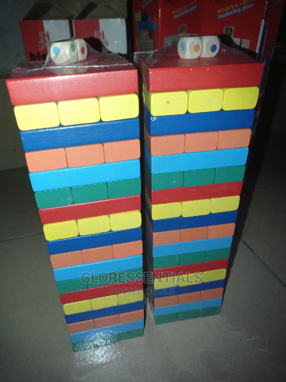 Coloured Jenga Game in Ikeja - Books & Table Games, Glory Paul | Jiji.ng
