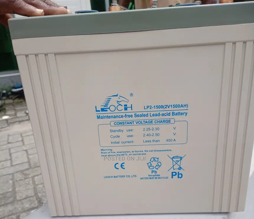 Leoch 1500ah/2v AGM Network Battery in Ojo - Solar Energy, Jeaco Surepower Nigeria Ventures ...