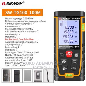 SNDWAY Laser Distance Rangefinder 100M Tape Meter in Magodo - Measuring ...