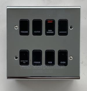 8 Gang Grid Switch (Chrome Plate/Black Switches) for sale - FIRM LINE ...