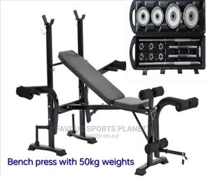 Brand New Weight Bench With 50kg Barbell Available in Port-Harcourt ...