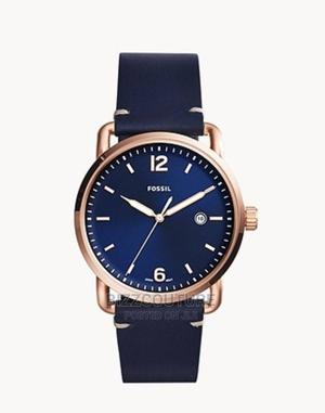 Original FOSSIL Blue Leather Strap Watch Available in Store in Lekki ...
