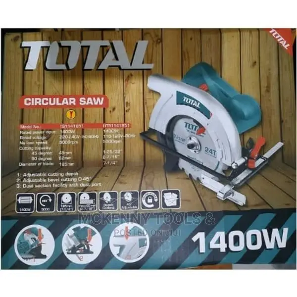 Total Circular Saw 1400w in Lagos Island (Eko) - Electrical Hand Tools, Mc Kenny | Jiji.ng