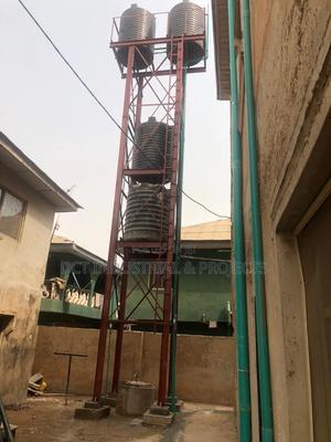 36ft Height H Beam Steel Water Tank Stand Construction for sale - DCT ...