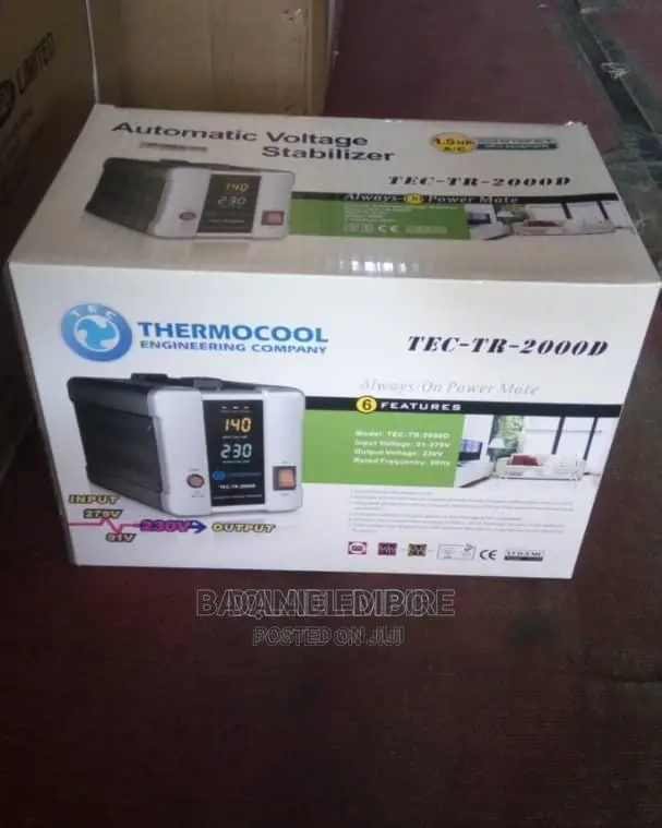 Thermocool Stabilizer 2000 Watt for sale - Price: ₦ 110,000 on Jiji.ng ...