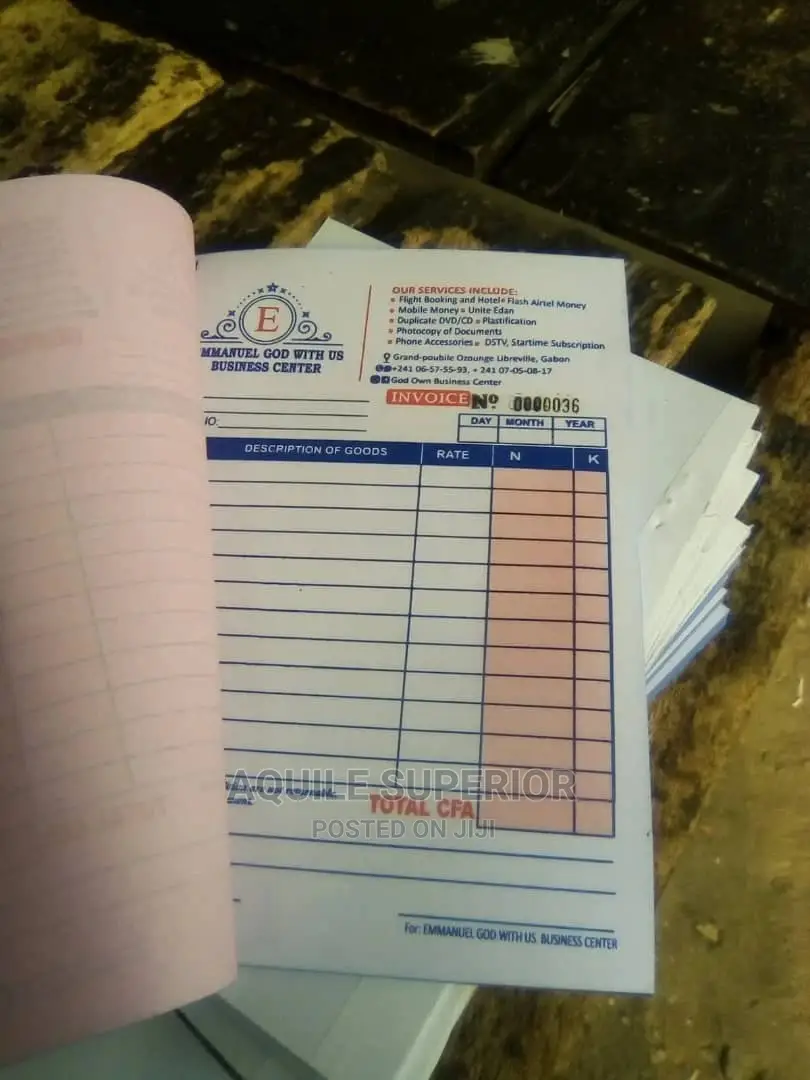 Receipt | Invoice | Waybill, Sticker, Signage and Printing in Ipaja ...