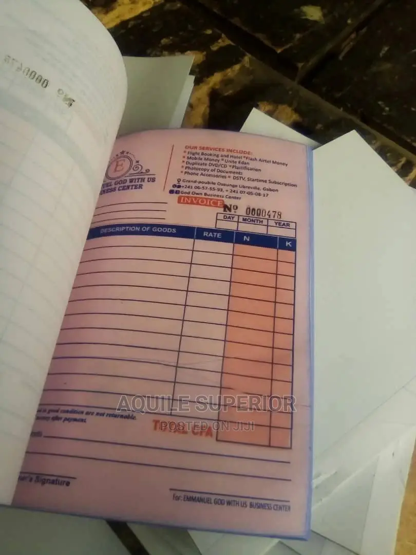 Receipt | Invoice | Waybill, Sticker, Signage and Printing in Ipaja ...