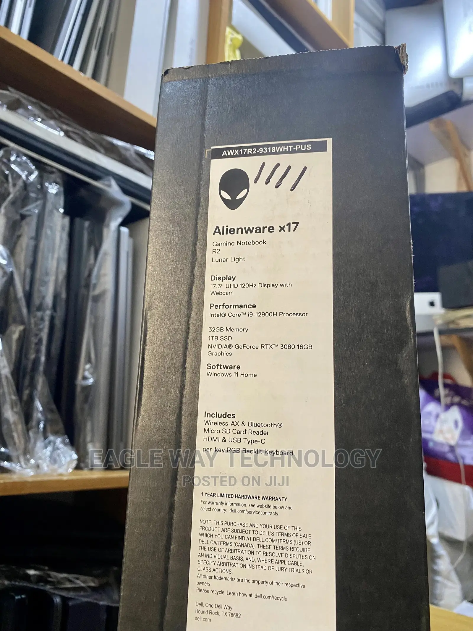 New Laptop Dell Alienware X17 R2 32GB Intel Core I9 SSD 1T in Ikeja ...