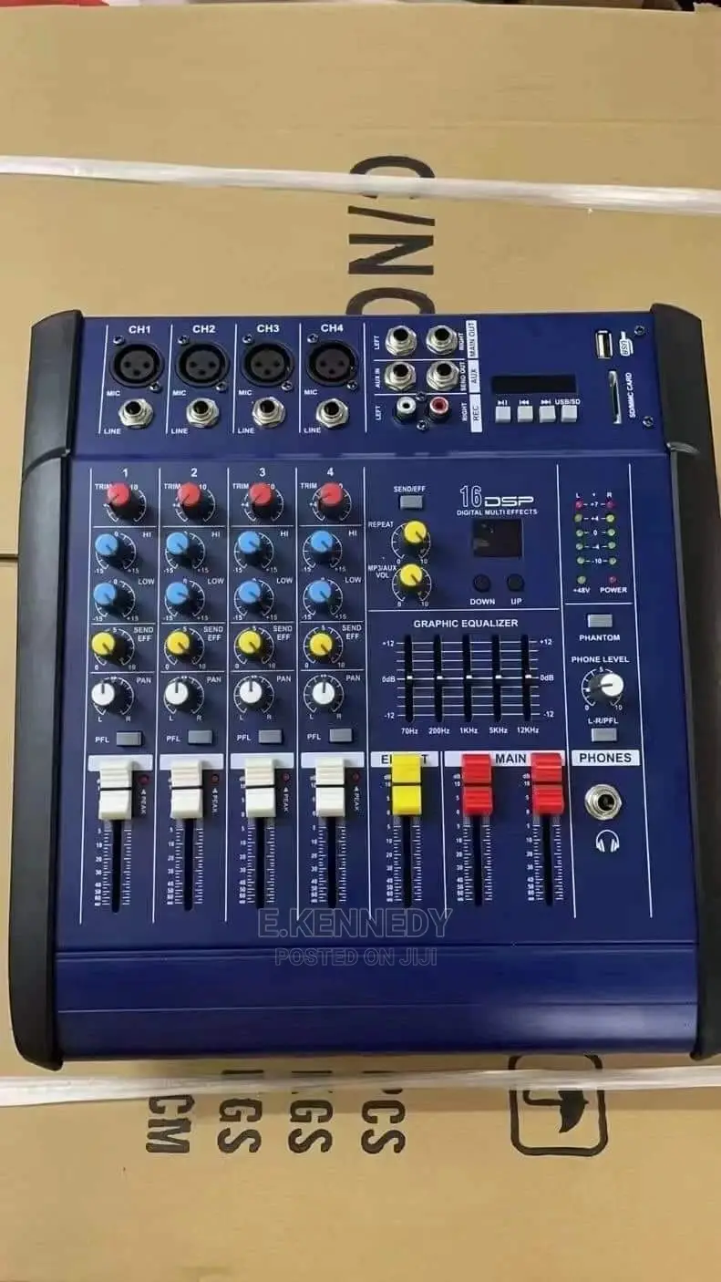 4 Channel Powered Mixer Amplifier With DSP Effect in Lagos Island (Eko ...