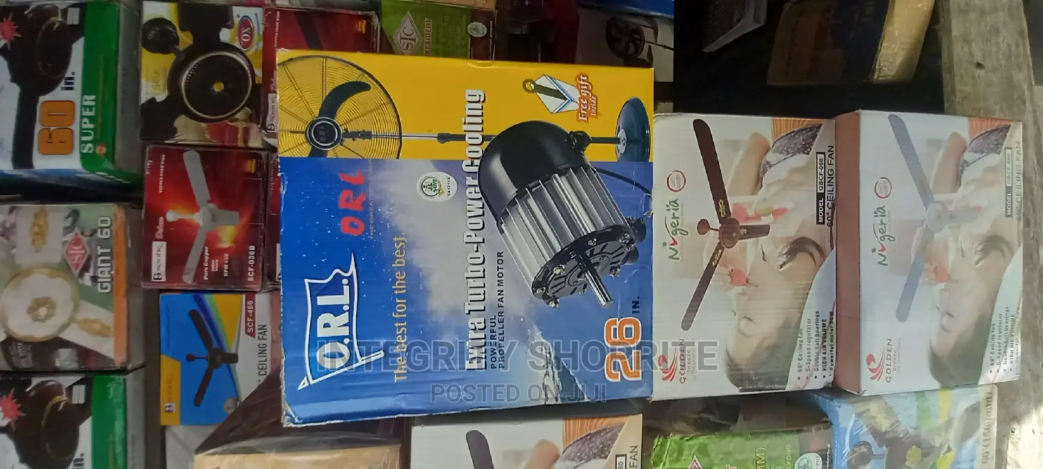 Orl 26 Inch Industrial STANDING Fan - 2BLADE - BLACK in Lagos Island ...