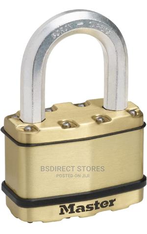 Masterlock Excell Brass Finish Maximum Security 64mm Padlock in Utako - Home Accessories ...
